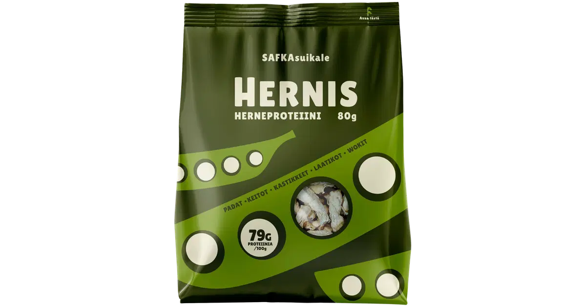Hernis herneproteiini safkasuikale 80 g | S-kaupat ruoan verkkokauppa