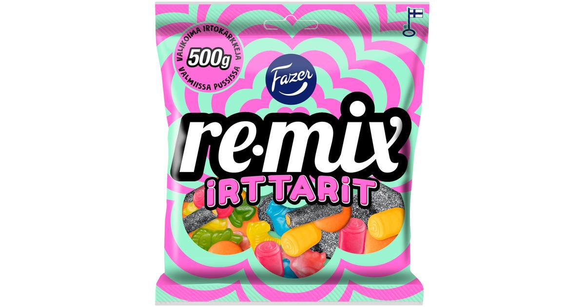 Fazer Remix Irttarit karkkipussi 500g | S-kaupat ruoan verkkokauppa