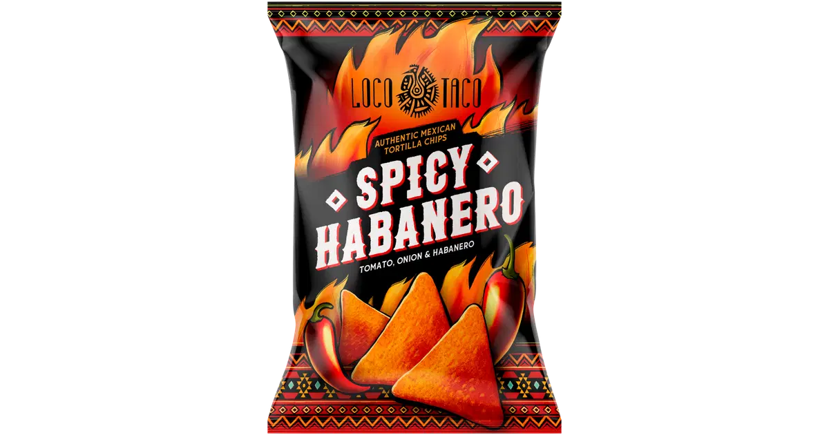 Loco Taco Tortilla chips spicy habanero 150g | S-kaupat ruoan verkkokauppa
