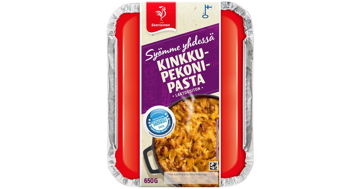 Saarioinen Syömme yhdessä Kinkku-pekonipasta 650g | S-kaupat ruoan ...