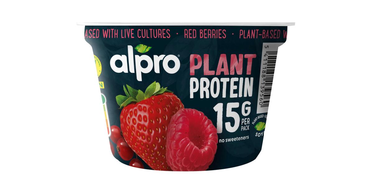 Alpro High Protein Red Berries, hapatettu soijavalmiste 200g | S-kaupat ...