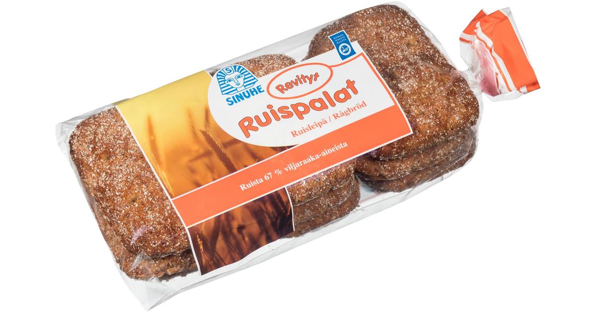 Sinuhe Revityt Ruispalat 495g ruisleipä | S-kaupat ruoan verkkokauppa
