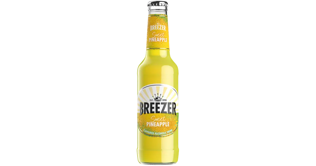 Breezer Pineapple juomasekoitus 4 % lasipullo 0,275 L | S-kaupat ruoan ...