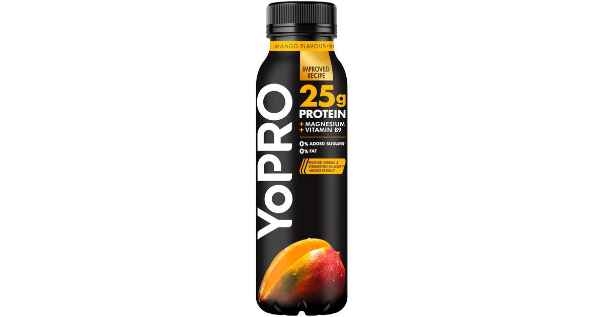 Danone YoPro juotava jogurtti, runsasproteiininen, mango, laktoositon ...