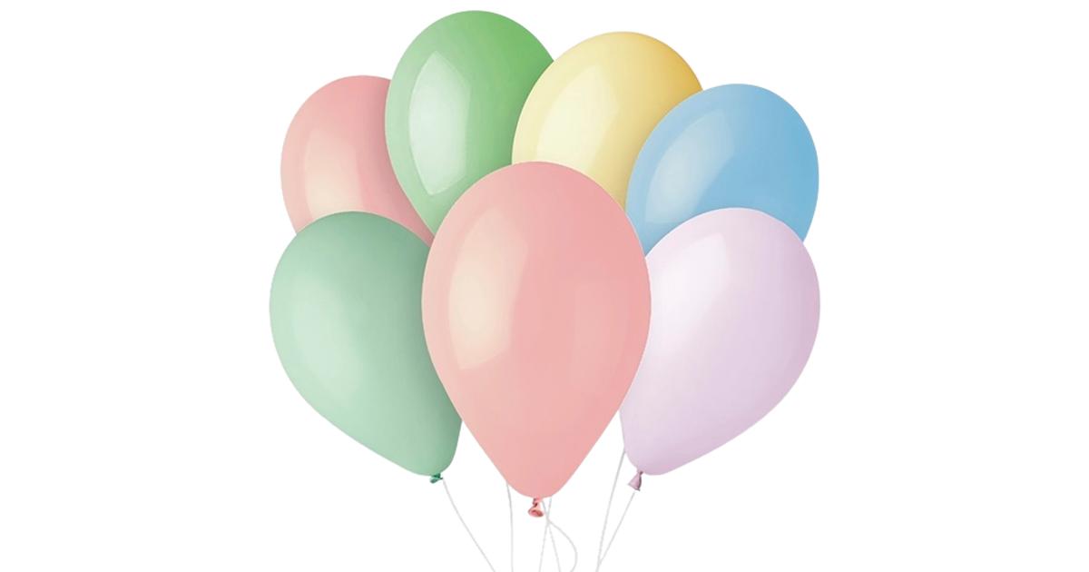 Ilmapallo pastellivärisekoitus 10 kpl | S-kaupat ruoan verkkokauppa