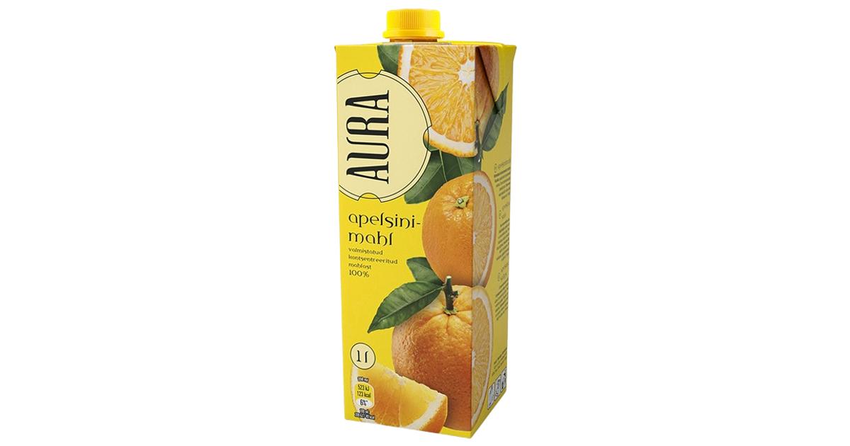 Aura apelsinimahl 1L | Prisma | alati odavad hinnad, telli kaup otse koju