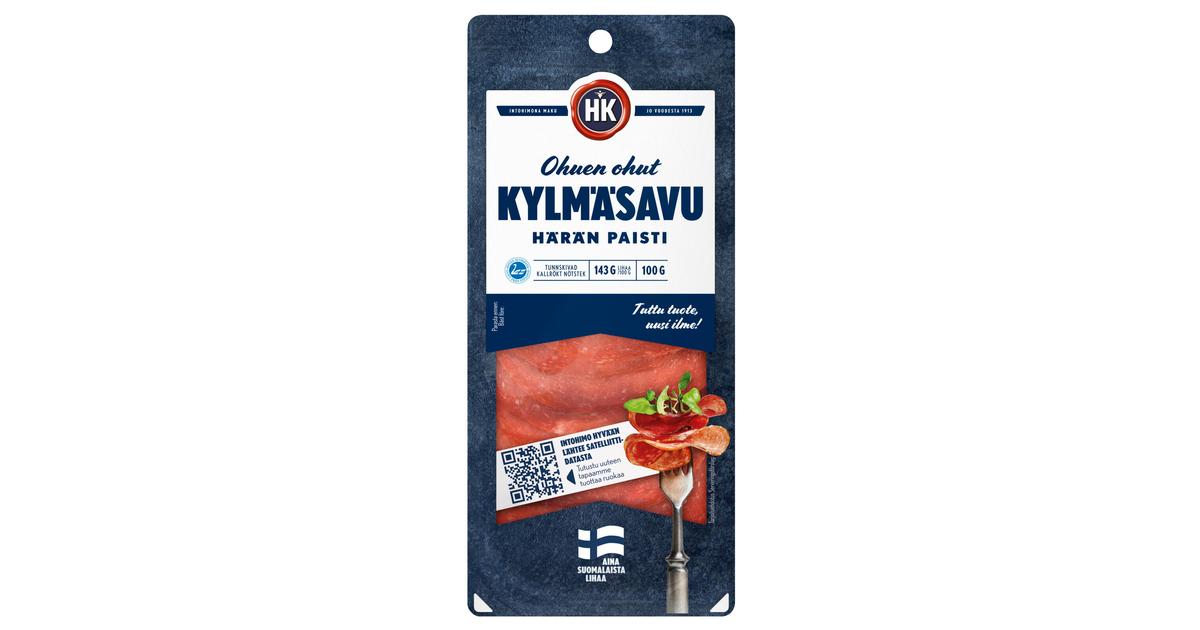 HK Ohuen ohut Härän kylmäsavupaisti 100 g | S-kaupat ruoan verkkokauppa