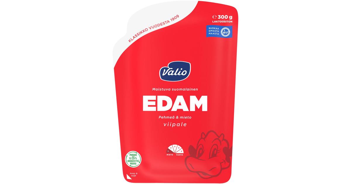 Valio Edam e300 g viipale | S-kaupat ruoan verkkokauppa
