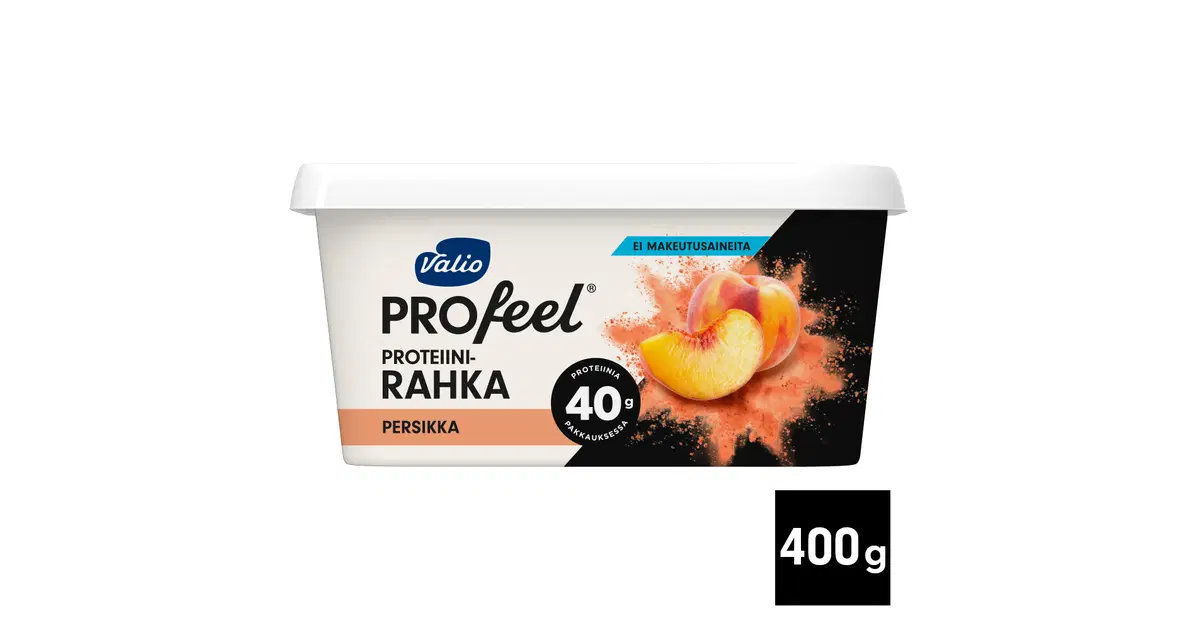 Valio PROfeel® proteiinirahka 400 g persikka laktoositon | S-kaupat ...