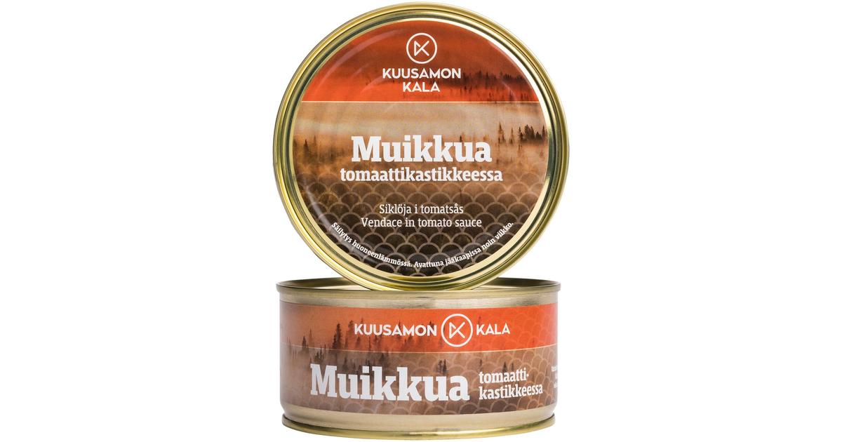 Kuusamon kala Muikkua tomaattikastikkeessa 270/240g | S-kaupat ruoan verkkokauppa