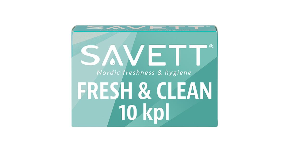 Savett Fresh & Clean kosteuspyyhe 10kpl | S-kaupat ruoan verkkokauppa