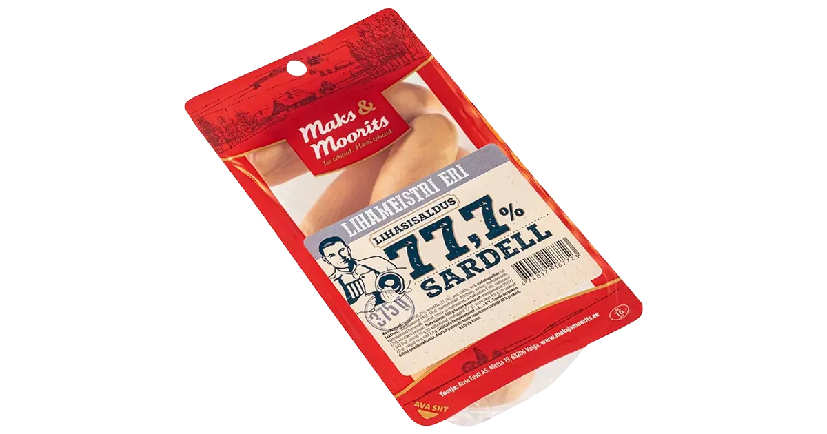 Maks & Moorits 77,7% Sardell 375 G | Prisma | alati odavad hinnad ...