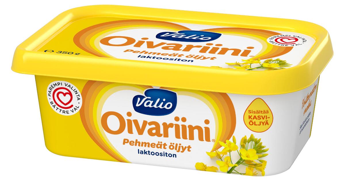 Valio Oivariini® 350 g pehmeät öljyt laktoositon | S-kaupat ruoan verkkokauppa