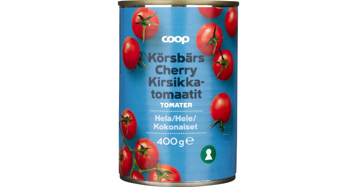 Coop kokonaiset kirsikkatomaatit 400 g | S-kaupat ruoan verkkokauppa