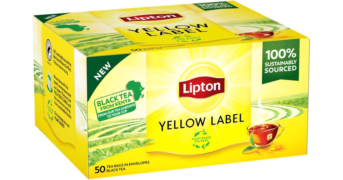 Lipton Musta tee Yellow Label 100g 50p | S-kaupat ruoan verkkokauppa