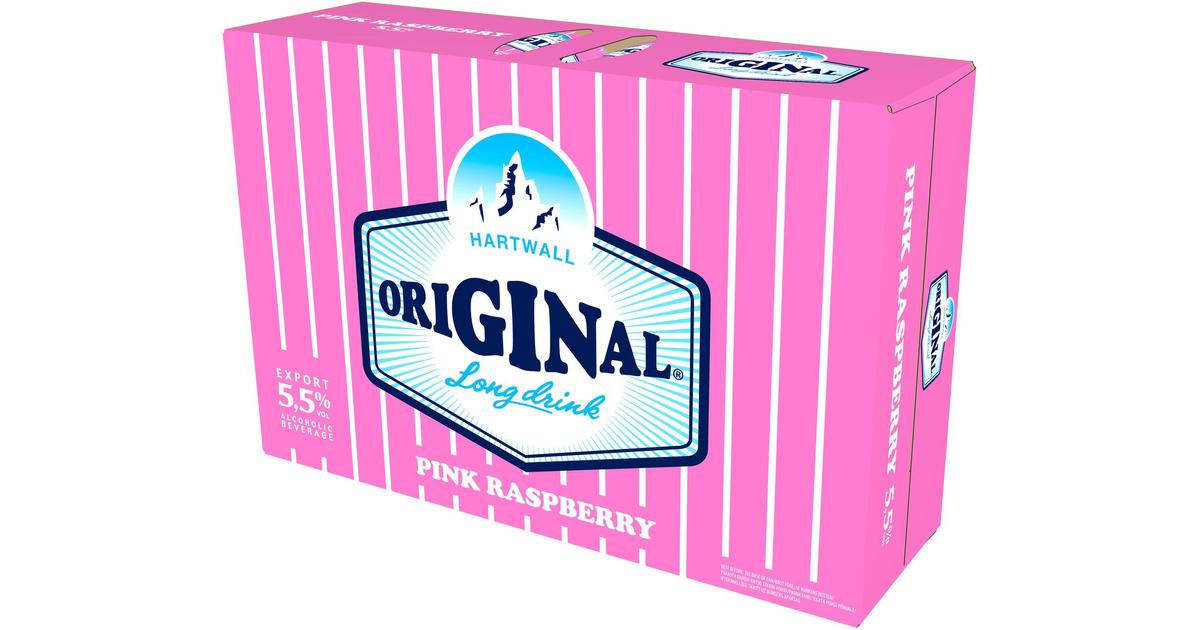 Hartwall Original Long Drink Pink Raspberry muu alkohoolne jook 5,5%vol ...
