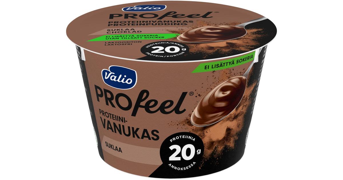Valio PROfeel® proteiinivanukas 180 g suklaa laktoositon | S-kaupat ...