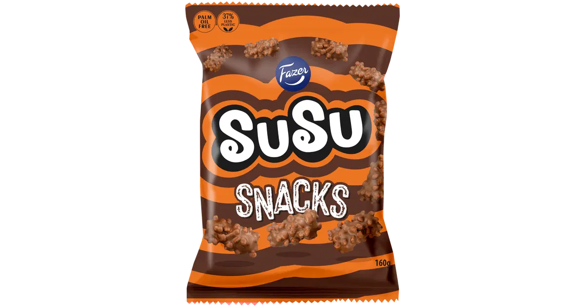 Fazer Susu Snacks karkkipussi 160g | S-kaupat ruoan verkkokauppa