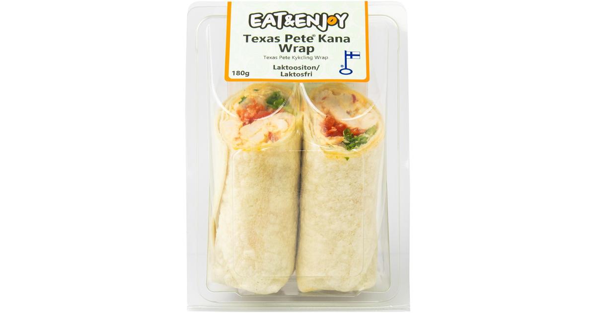 Eat & Enjoy Texas Pete Kana Wrap 180g | S-kaupat ruoan verkkokauppa