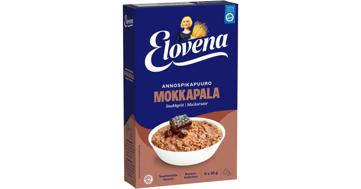 Elovena 210g mokkapalanmakuinen annospikapuuro | S-kaupat ruoan verkkokauppa