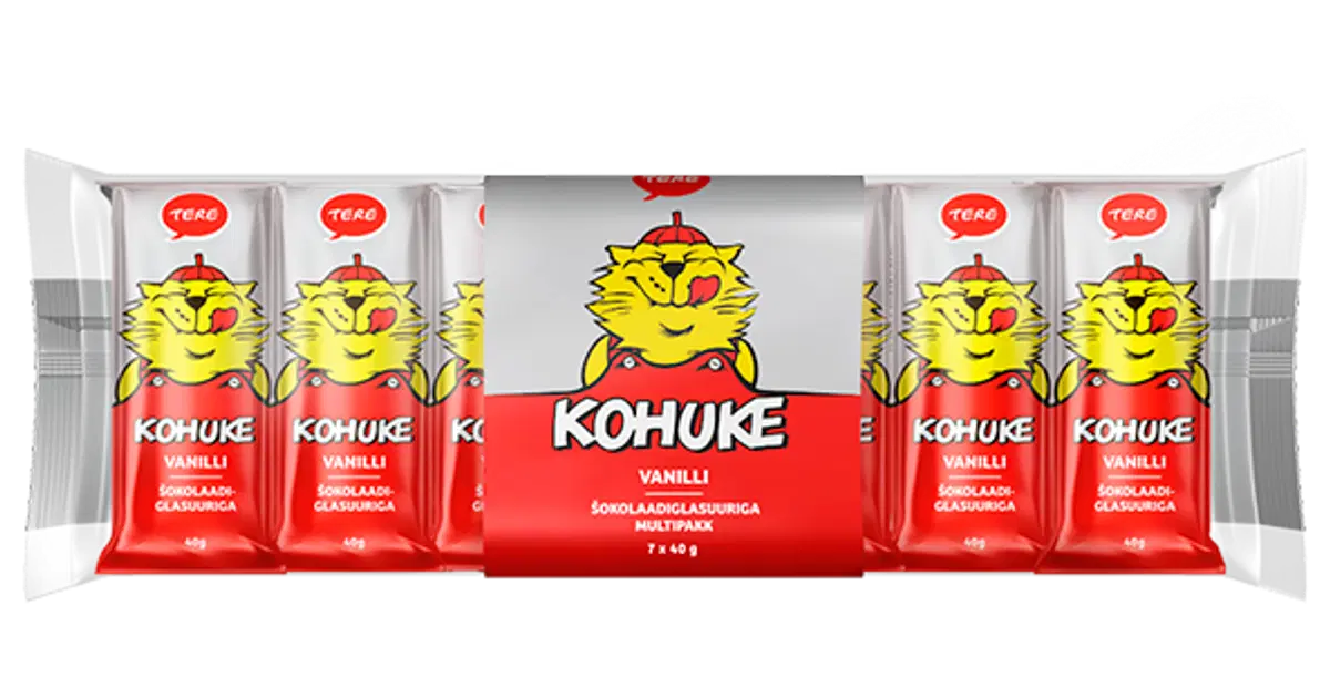 Tere Kohuke vanilli multipakk 7x40g | Prisma | alati odavad hinnad ...