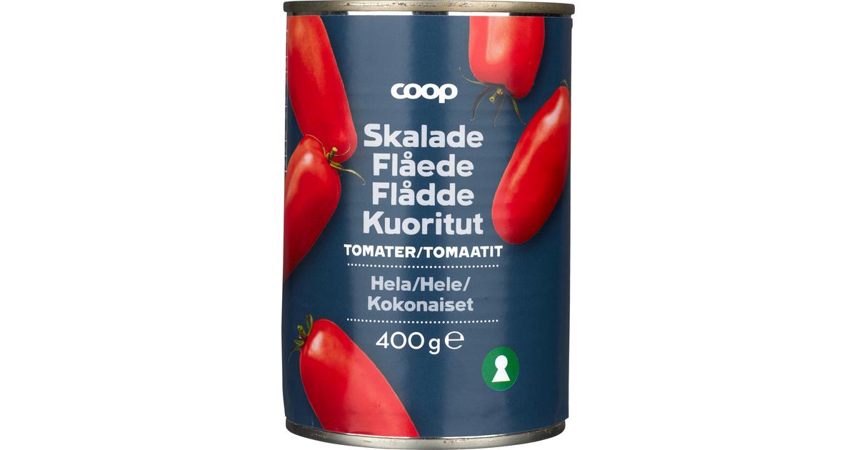 Coop kuoritut kokonaiset tomaatit 400 g | S-kaupat ruoan verkkokauppa
