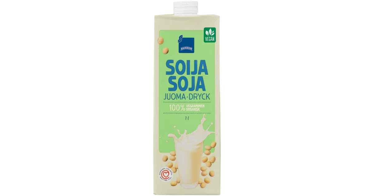 Rainbow sojajook, 1 l | Prisma | alati odavad hinnad, telli kaup otse koju
