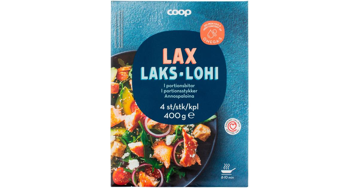 Coop lohi annospaloina 400 g pakaste | S-kaupat ruoan verkkokauppa