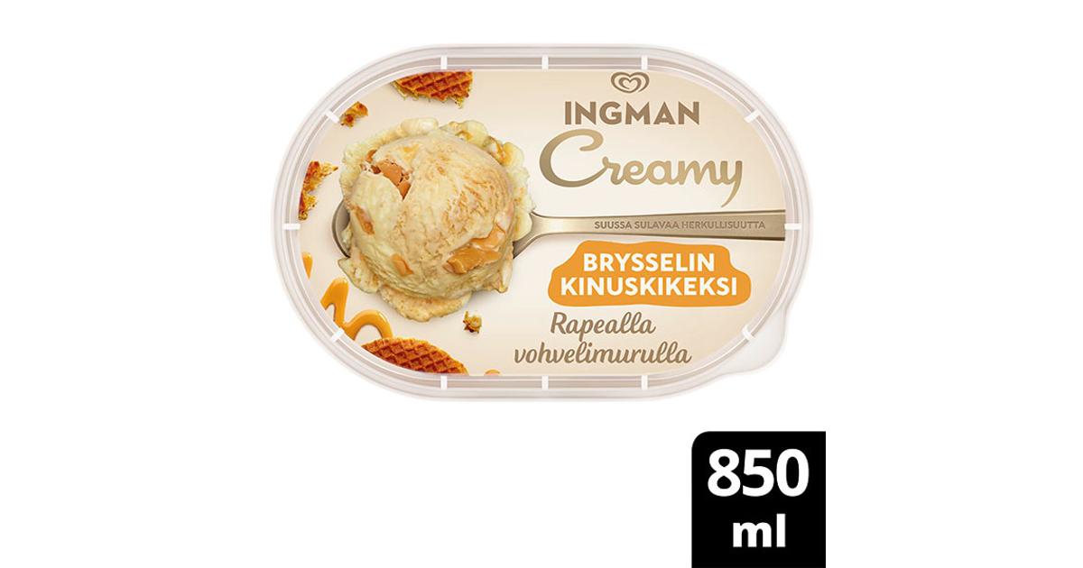Ingman Creamy Brysselin Kinuskikeksi Jäätelö 850ml/464g | S-kaupat ...
