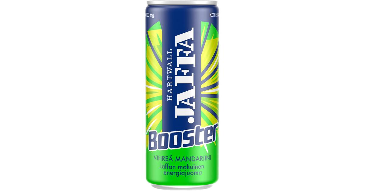 Jaffa Booster Vihreä mandariini energy drink 0,33 l | S-kaupat ruoan ...