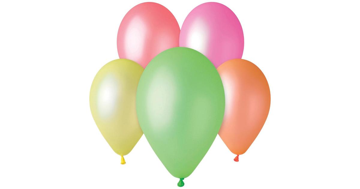 Ilmapallo 30 cm neonvärit 5 kpl/pss | S-kaupat ruoan verkkokauppa