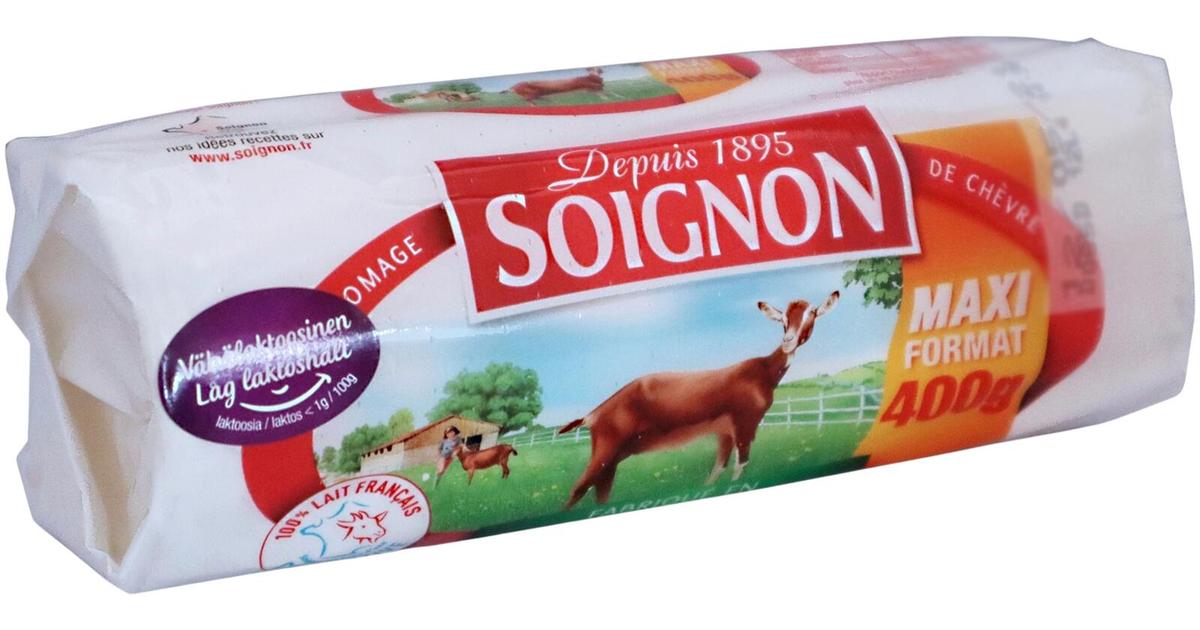 Soignon Ste Maure Vuohenmaitojuusto 400g | S-kaupat ruoan verkkokauppa