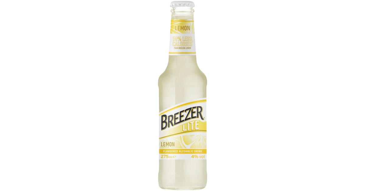 Breezer Lemon Lite 27,5 cl lasiplo 4 % FAB | S-kaupat ruoan verkkokauppa