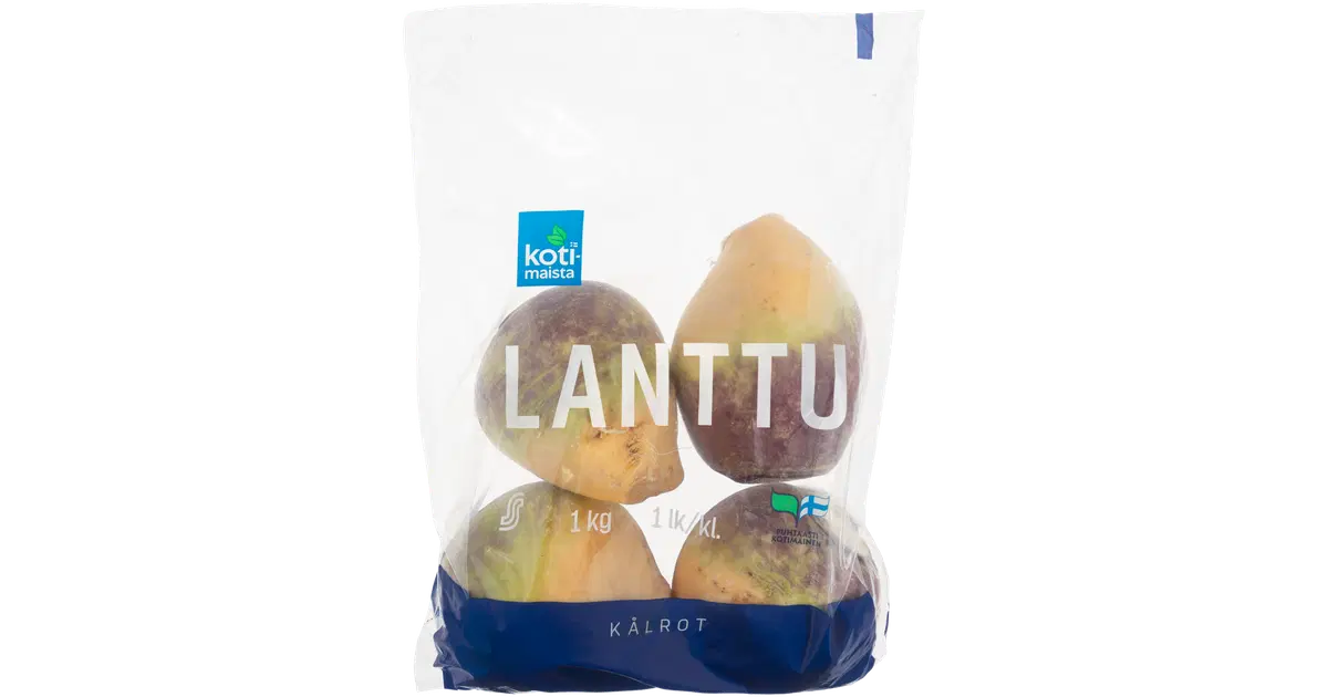 Kotimaista lanttu 1 kg | S-kaupat ruoan verkkokauppa