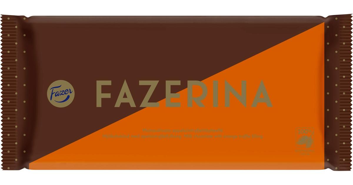 Fazer Fazerina appelsiinitryffeli suklaalevy 121g | S-kaupat ruoan ...