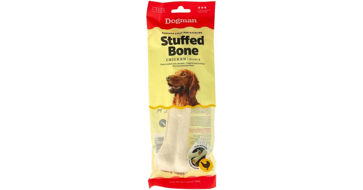 Dogman Chicken stuffed bone 20cm L 1-pack | S-kaupat ruoan verkkokauppa