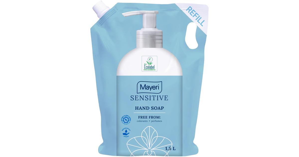 Mayeri Sensitive nestesaippua 1,5 L täyttöpussi | S-kaupat ruoan ...