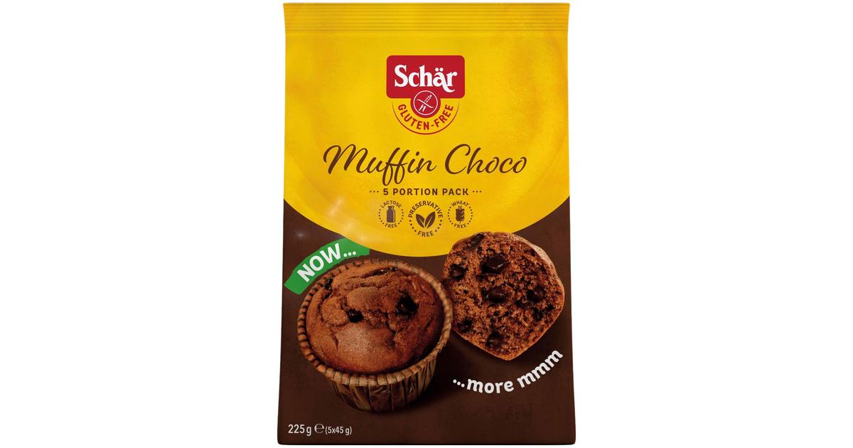 Schär 225g Muffin Choco Suklaamuffinssi gluteeniton | S-kaupat ruoan ...