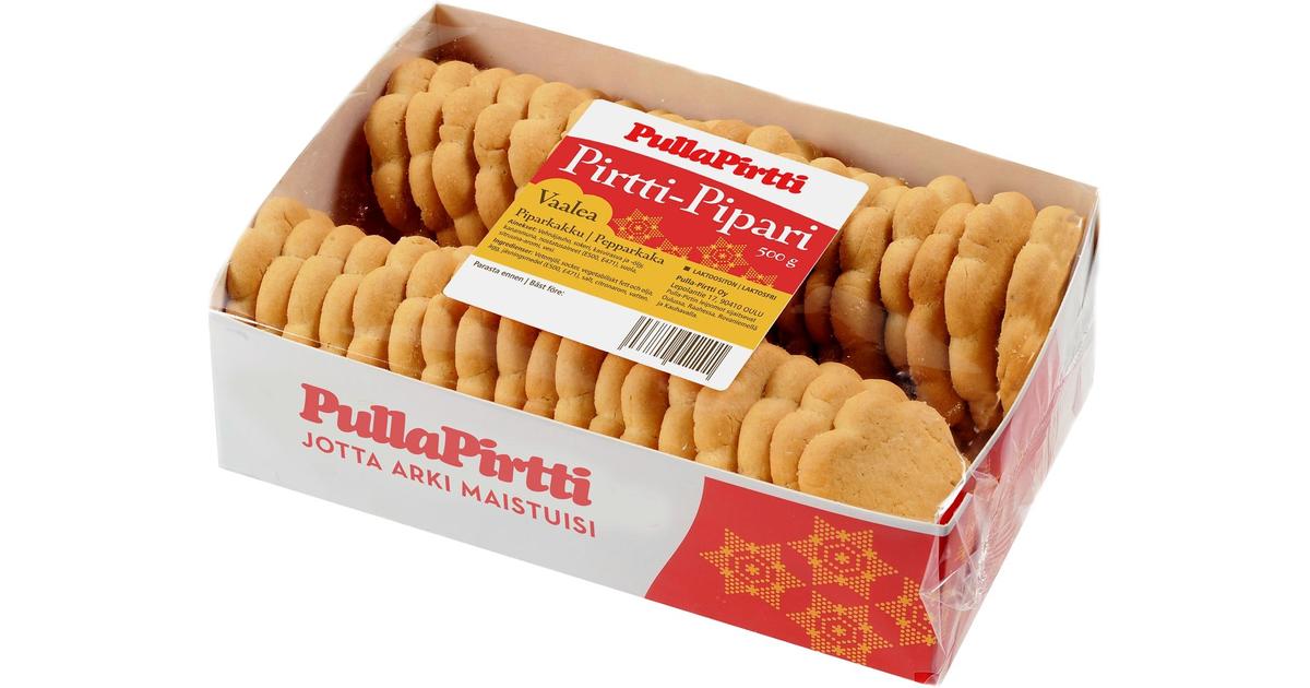Pulla-Pirtti Pirtti-Pipari Vaalea 500g laktoositon maidoton vaalea piparkakku | S-kaupat ruoan ...