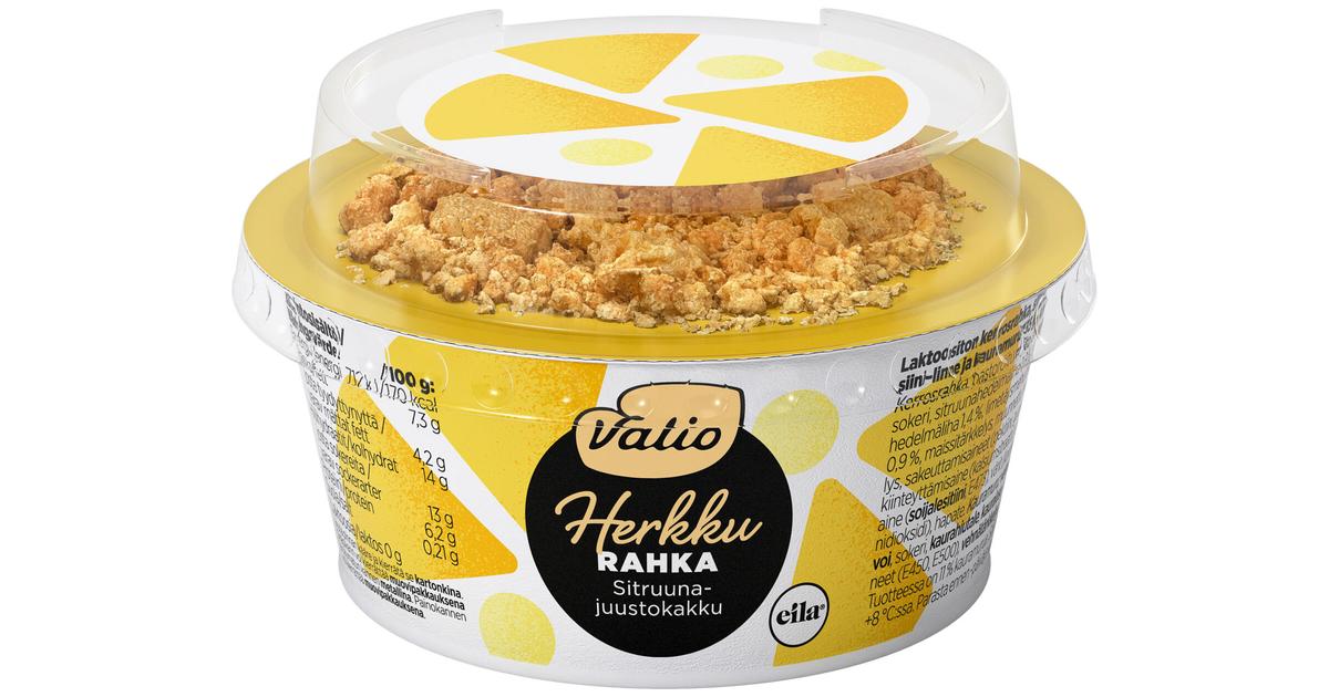 Valio Herkku rahka 135 g sitruunajuustokakku laktoositon | S-kaupat ...