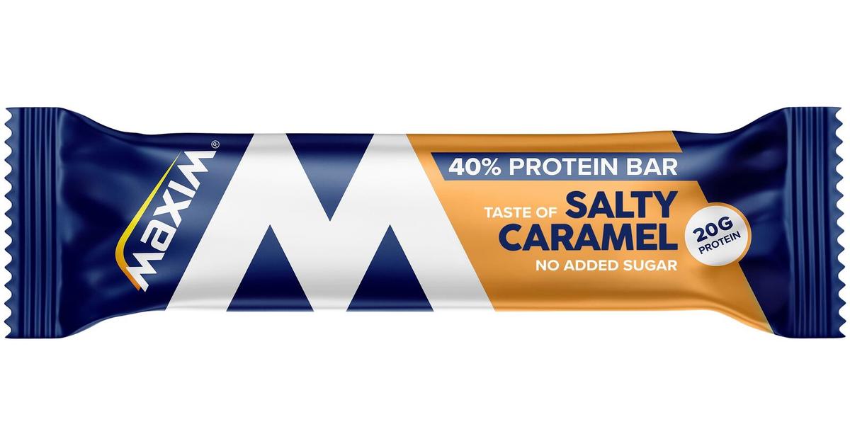 Maxim 40% protein bar Salty Caramel proteiinipatukka 50g | S-kaupat ...