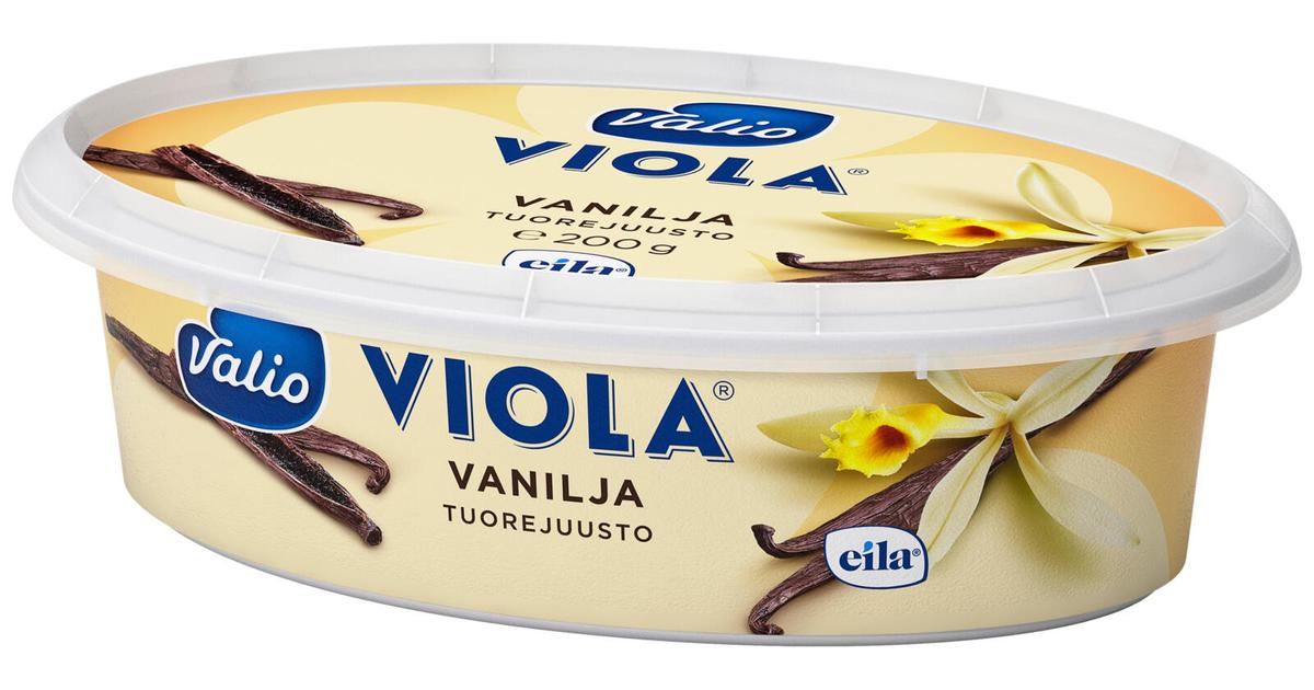 Valio Viola® e200 g vanilja tuorejuusto laktoositon | S-kaupat ruoan ...