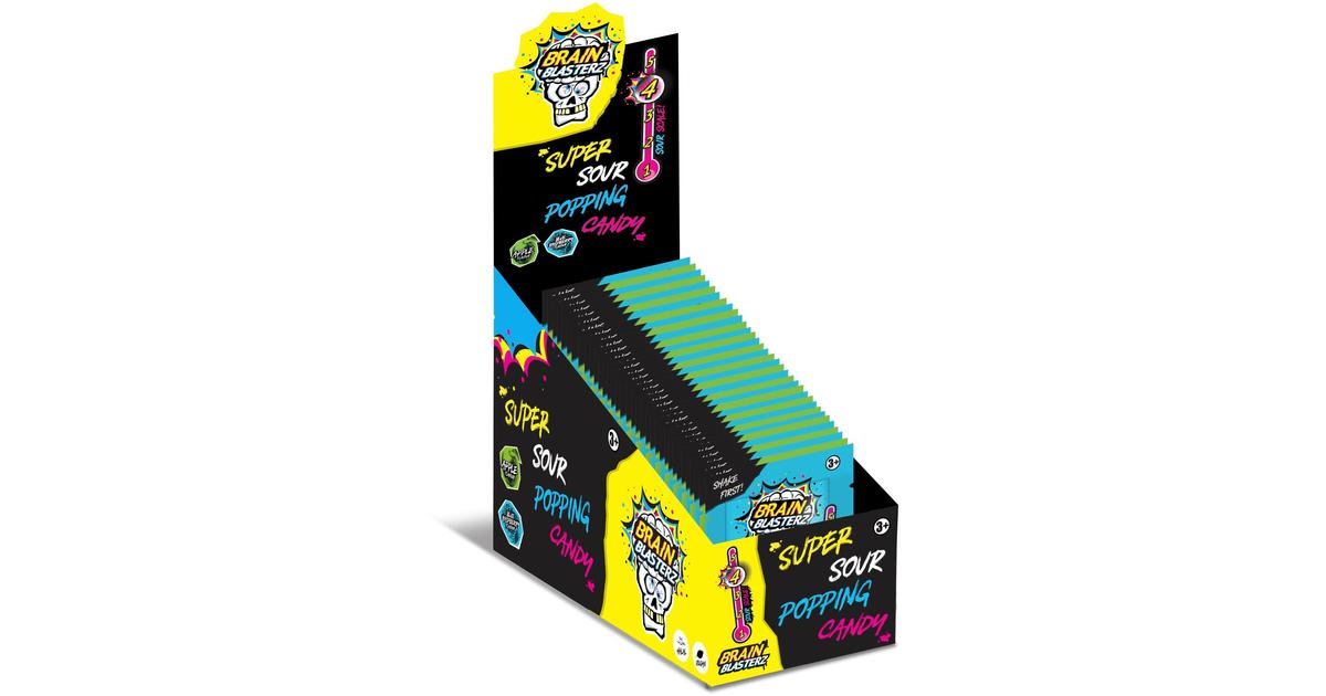 Brain Blasterz Sour popping candy kirpeä poksukarkki 10g | S-kaupat ...