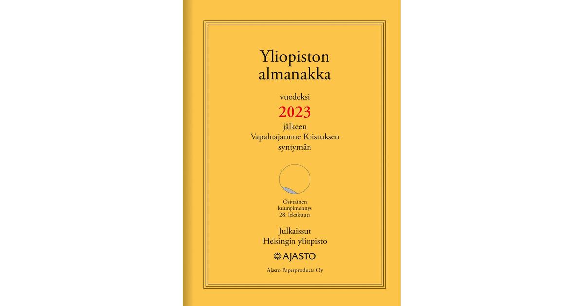 Taskukalenteri Yliopiston almanakka A6 | S-kaupat ruoan verkkokauppa