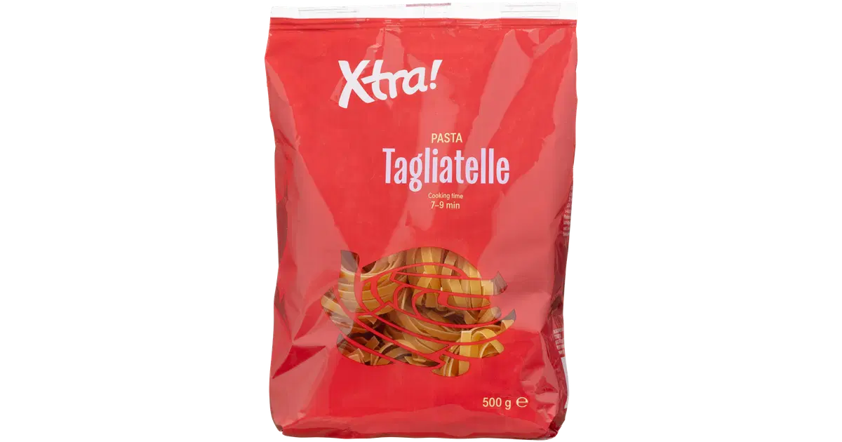 Xtra tagliatelle pasta kananmunaton 500 g | S-kaupat ruoan verkkokauppa