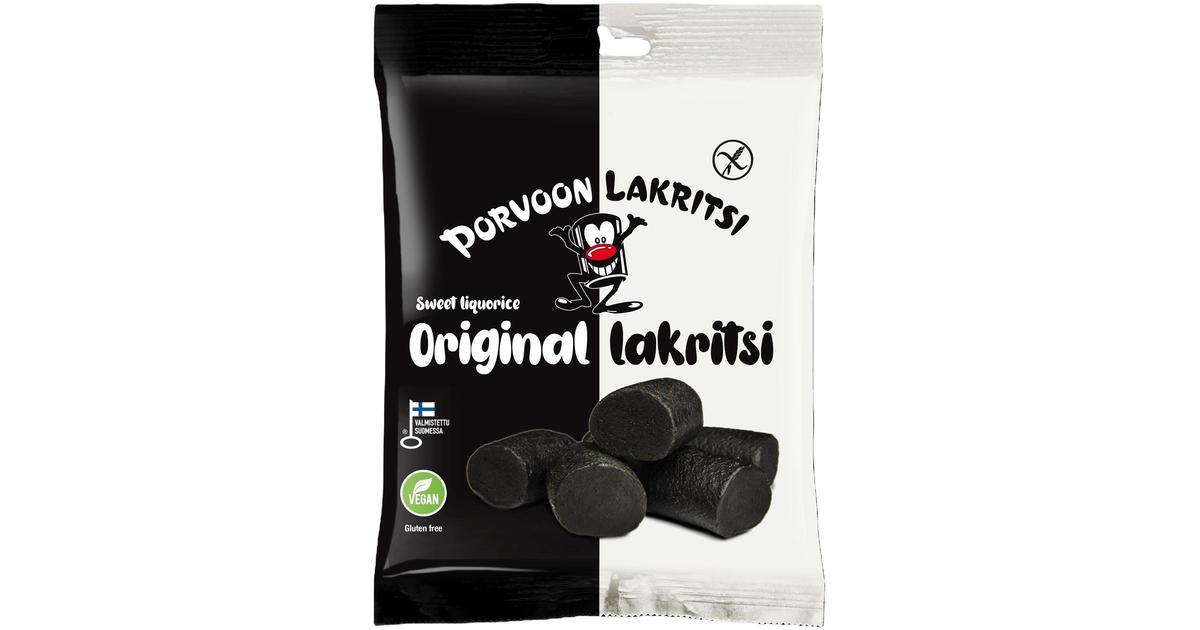 Porvoon Lakritsi Gluteeniton Original lakritsi 150g | S-kaupat ruoan verkkokauppa