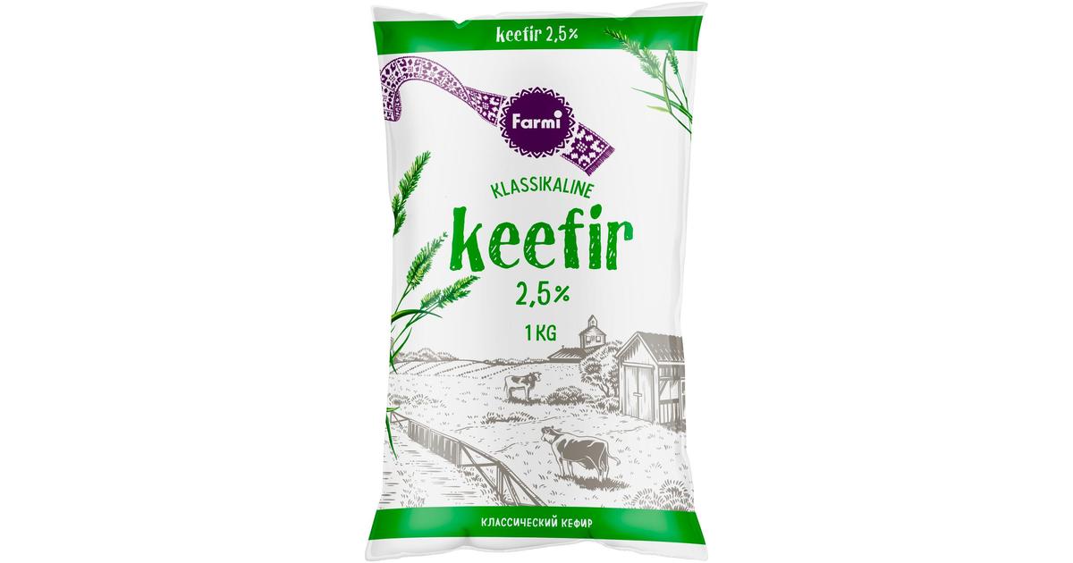 Farmi keefir 2,5%, 1 kg | Prisma | alati odavad hinnad, telli kaup otse ...
