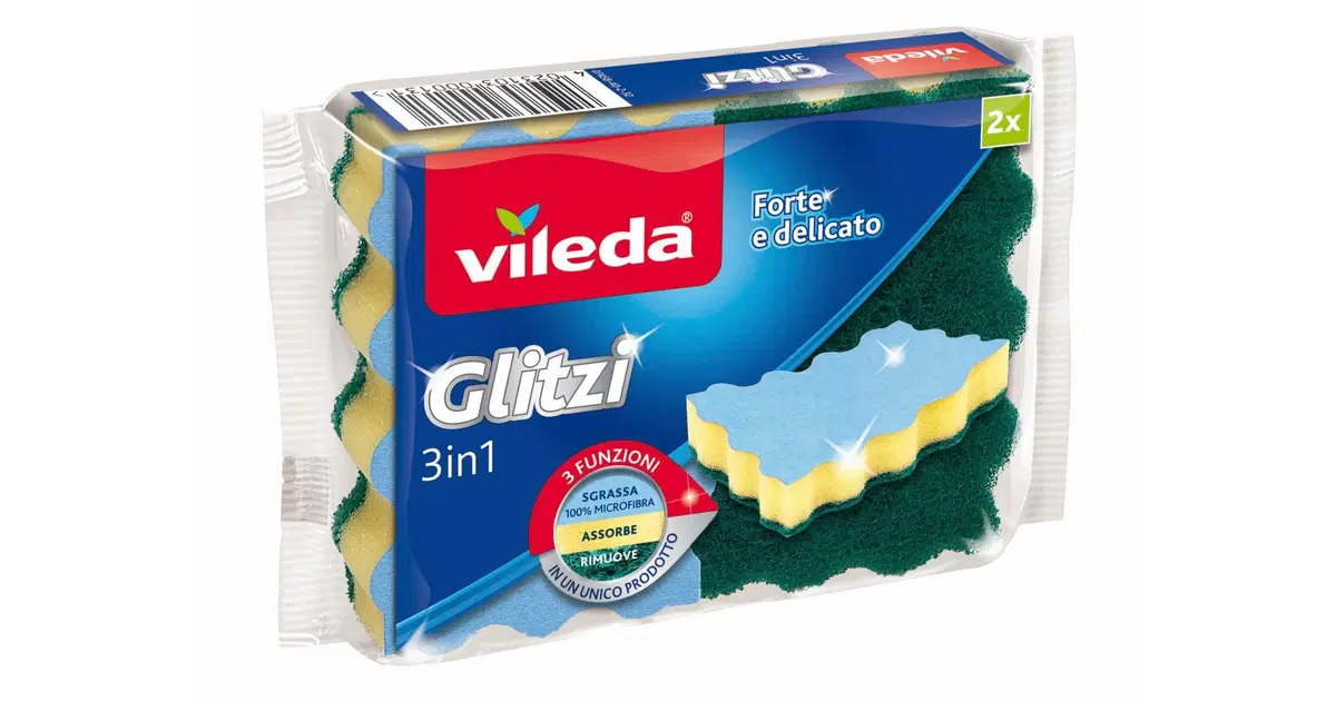 Svamm Vileda Glitzi 3in1 2tk | Prisma | alati odavad hinnad, telli kaup ...