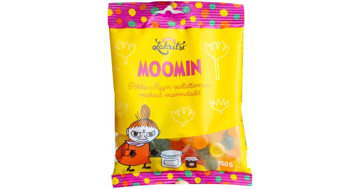 Kouvolan Lakritsi Moomin Pikku Myyn marmeladit 150g | S-kaupat ruoan ...
