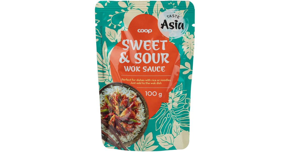 Coop Asia Sweet & Sour wok-kastike 100 g | S-kaupat ruoan verkkokauppa